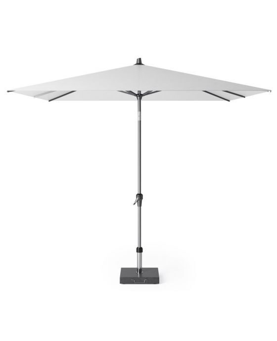Parasol vierkant wit 3x3 mtr. incl. voet - riwojo2022